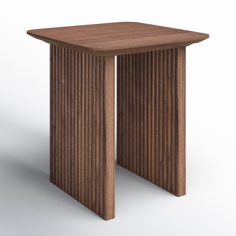 AllModern Benson 20" Side Table In Walnut | AllModern